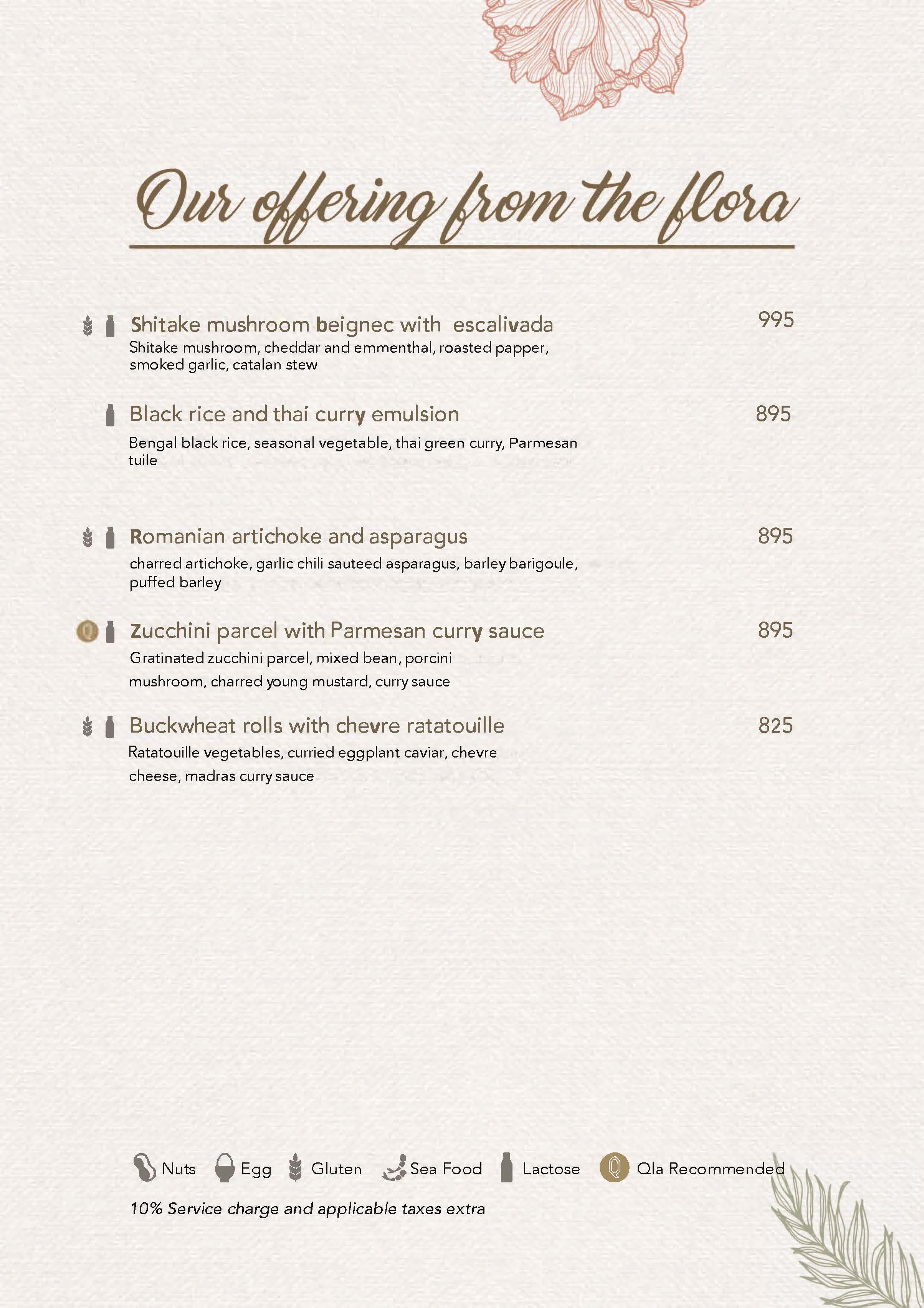 QLA | A contemporary European restaurant with global flavours to give ...