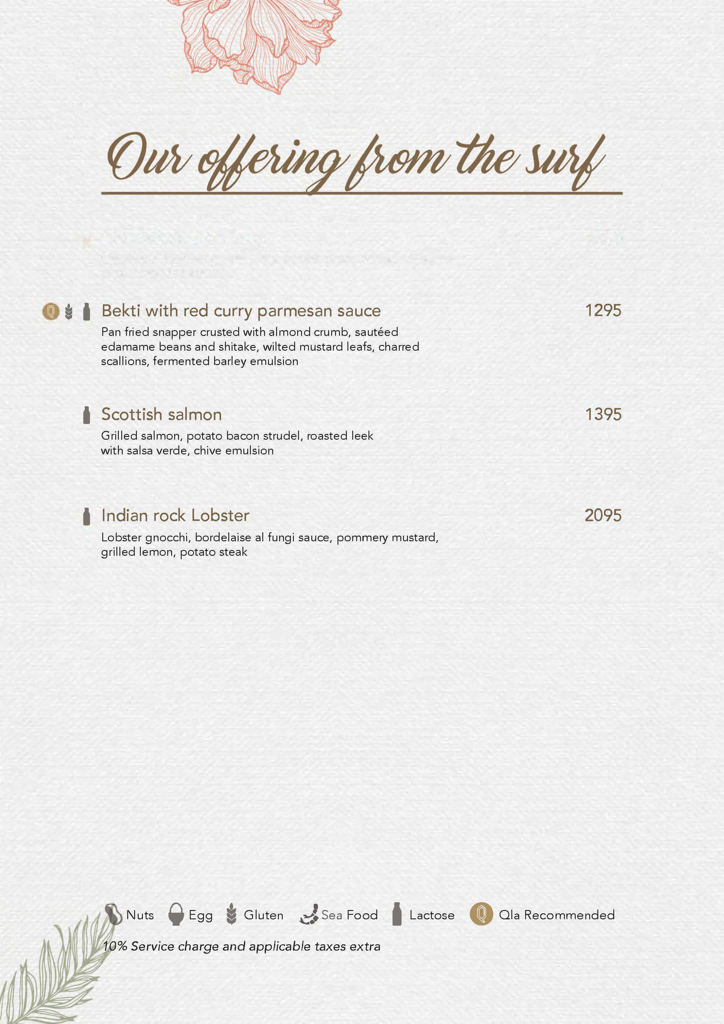 QLA | A contemporary European restaurant with global flavours to give ...