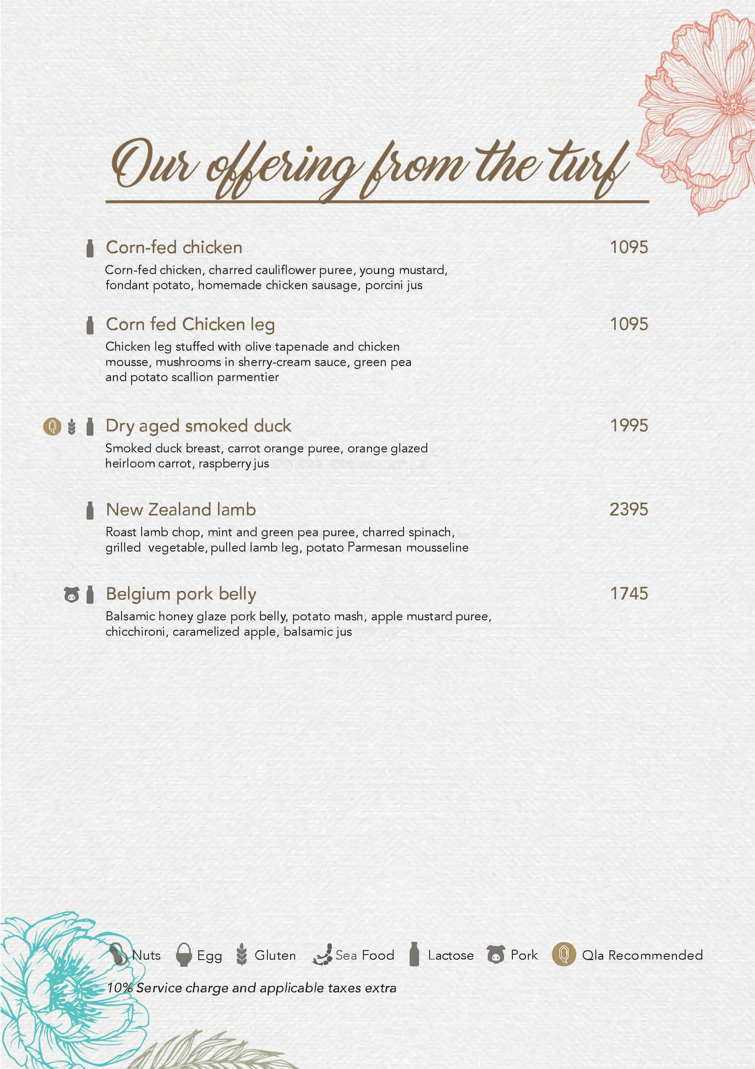 QLA | A contemporary European restaurant with global flavours to give ...