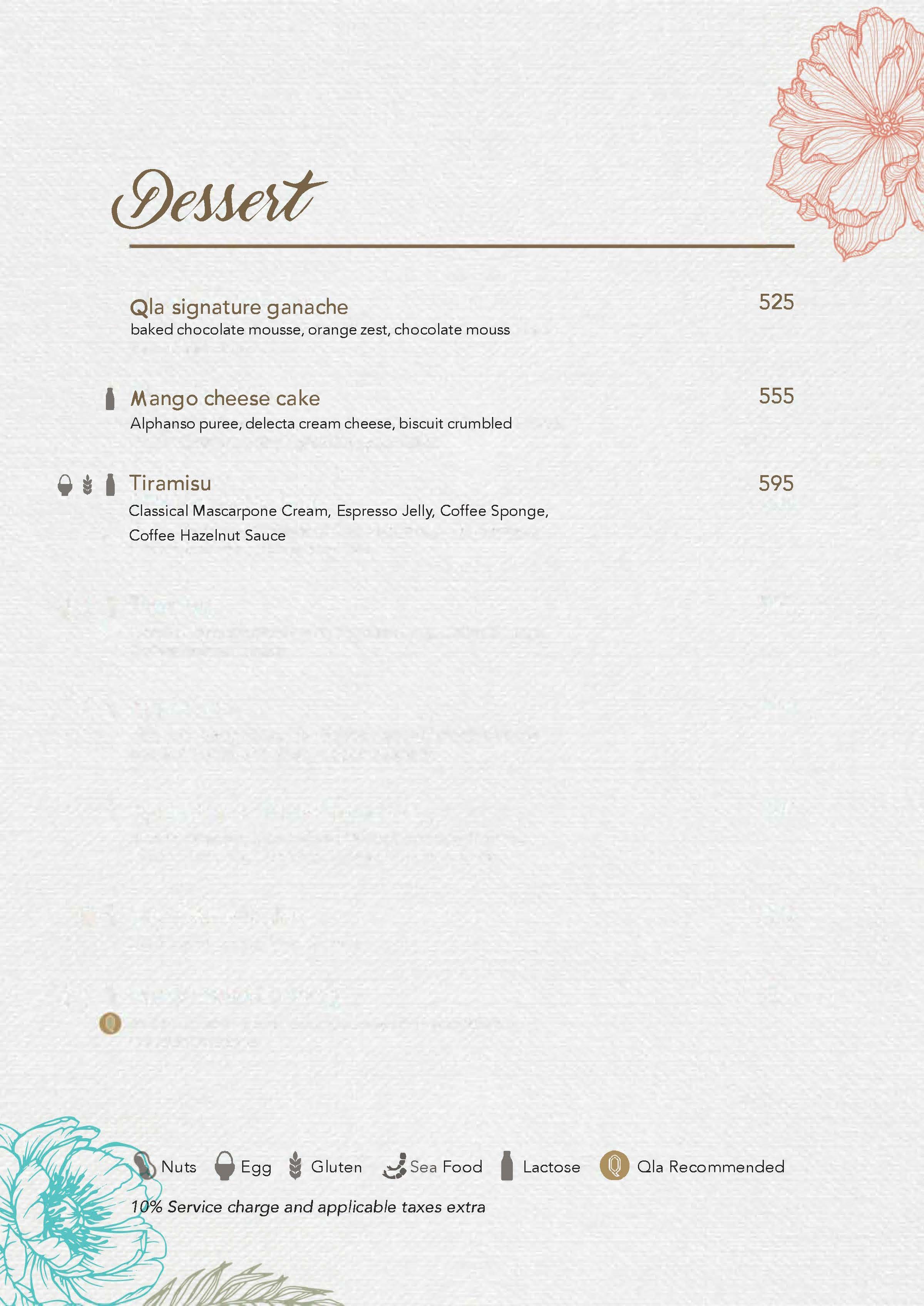 QLA | A contemporary European restaurant with global flavours to give ...