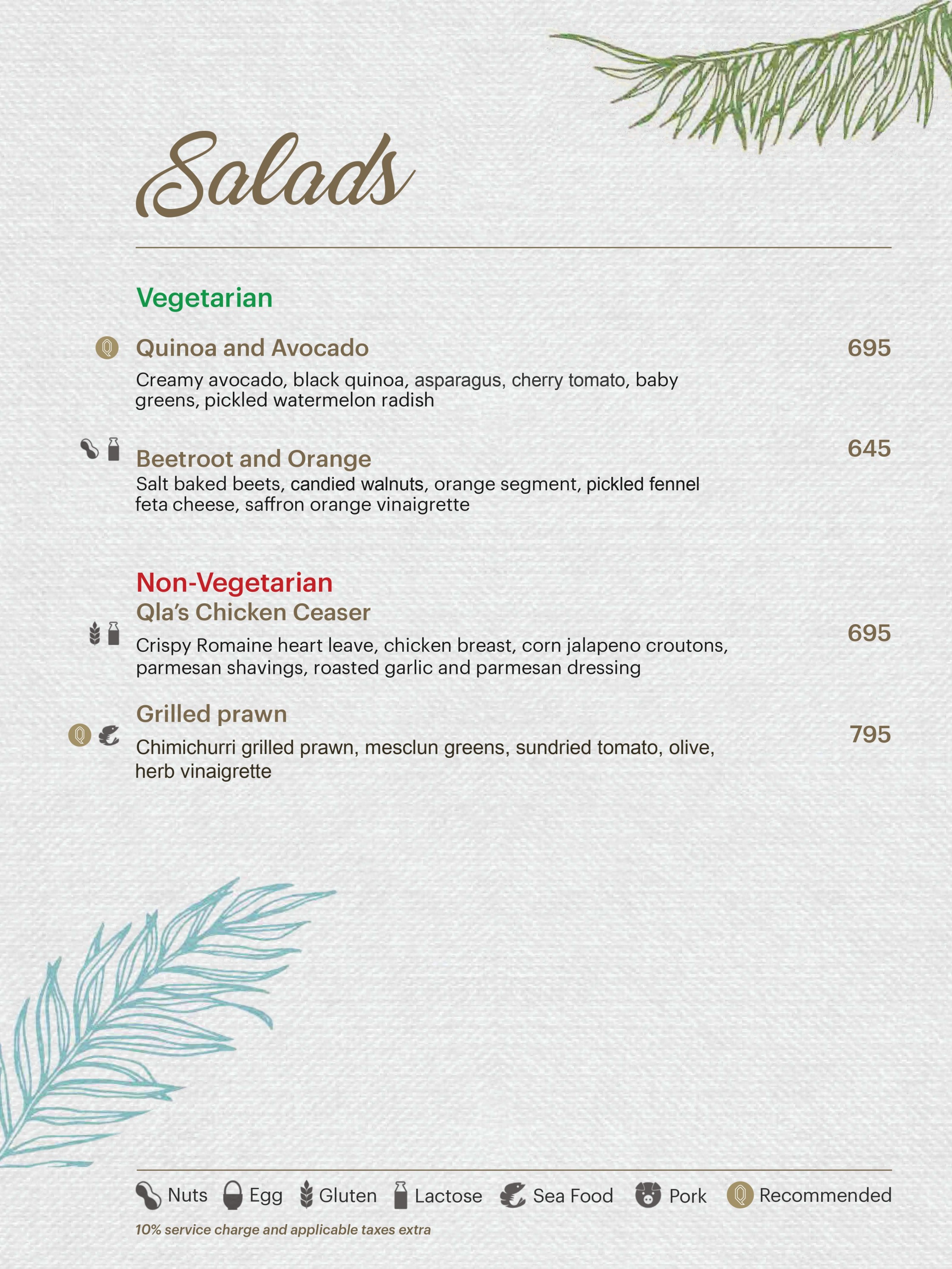 QLA | A contemporary European restaurant with global flavours to give ...