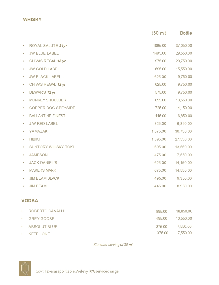 QLA | A contemporary European restaurant with global flavours to give ...