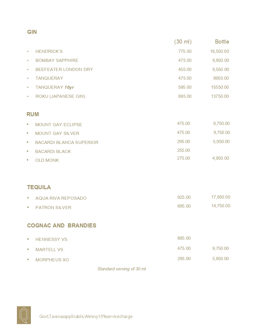 QLA | A contemporary European restaurant with global flavours to give ...