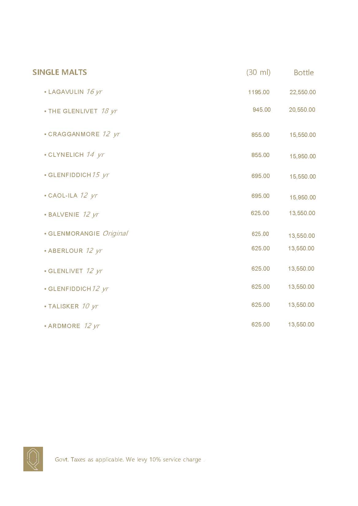QLA | A contemporary European restaurant with global flavours to give ...