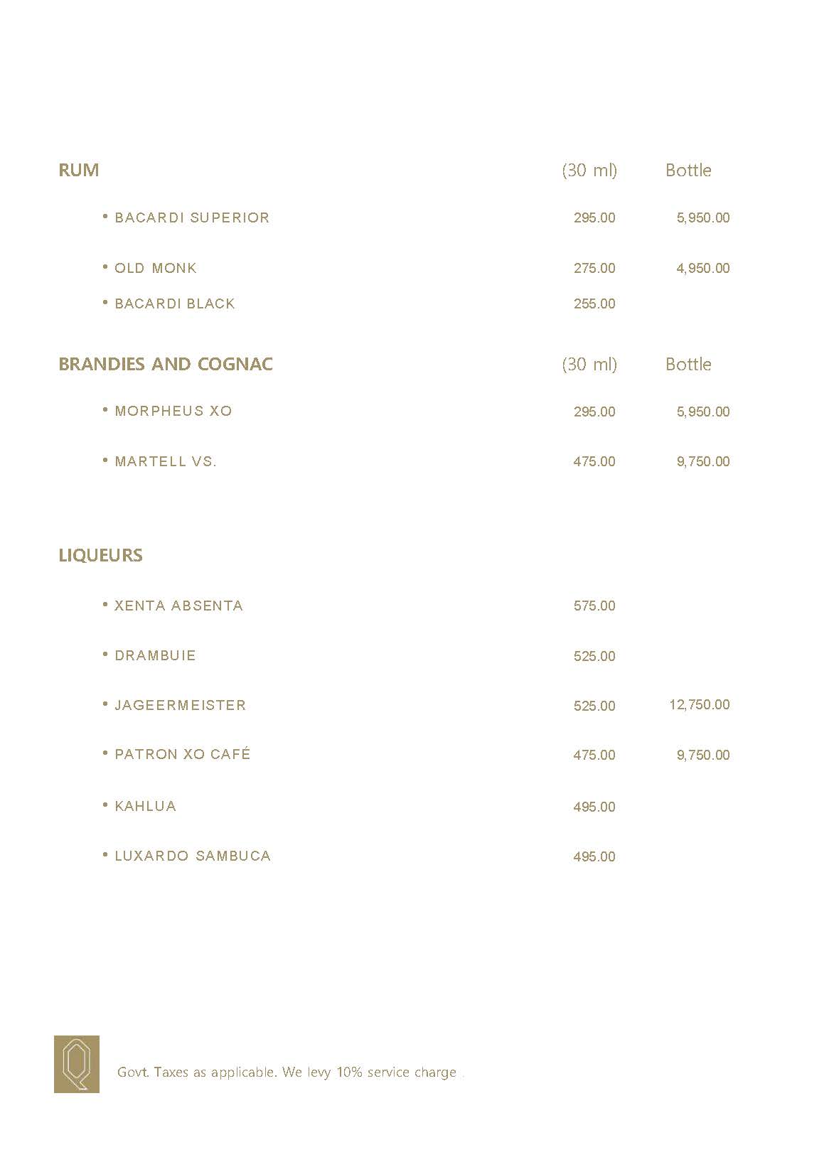 QLA | A contemporary European restaurant with global flavours to give ...