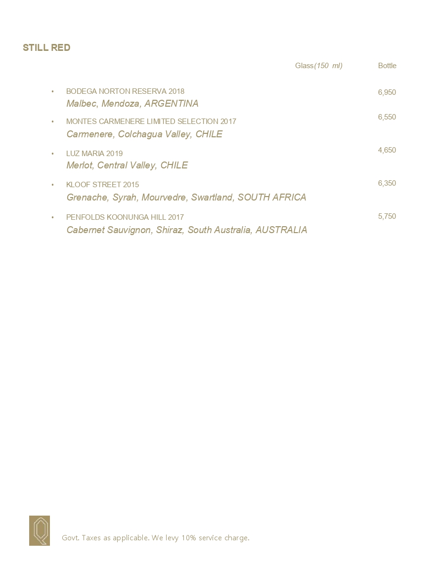 QLA | A contemporary European restaurant with global flavours to give ...